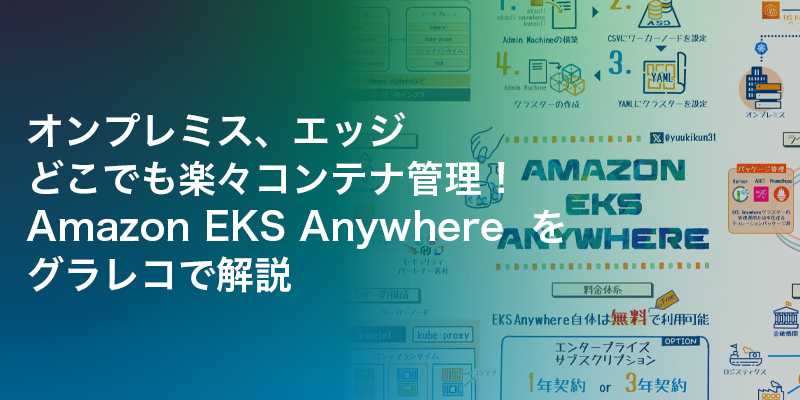 オンプレミス、エッジ、どこでも楽々コンテナ管理 ! Amazon EKS Anywhere をグラレコで解説 - builders.flash☆ - 変化を求めるデベロッパーを応援するウェブ ...